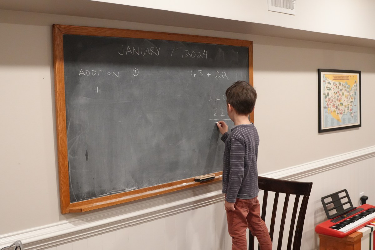 Restoring a chalkboard – WAY NORTH
