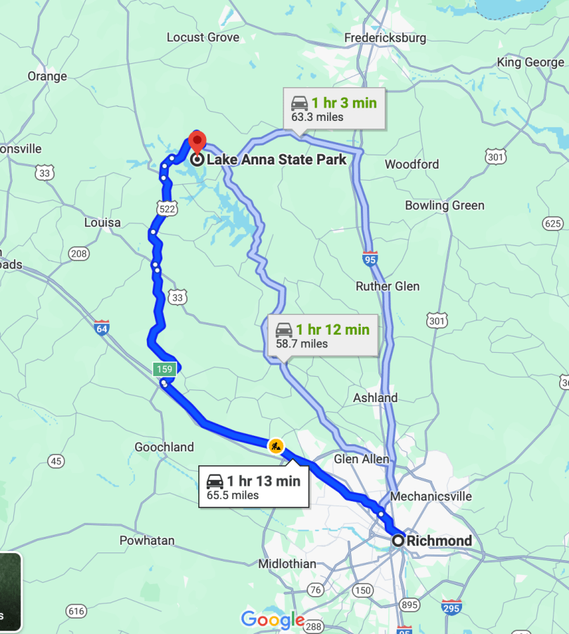 Winter hike at Lake Anna State Park – President’s Day. – WAY NORTH